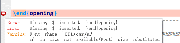 Latex编译出现 Error： Missing Inserted ”邮箱 Missing Inserted Csdn博客