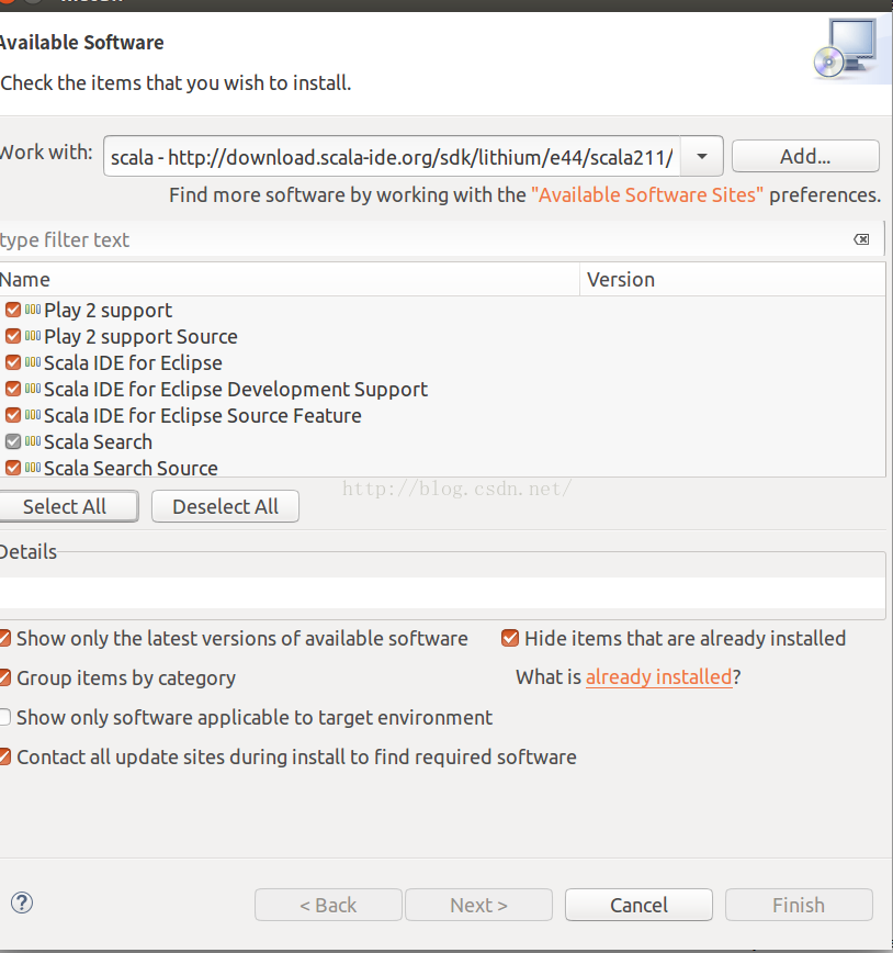 Ubuntu下eclipse Scala开发插件（scala Ide For Eclipse）安装 Csdn博客 