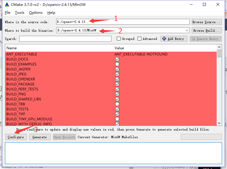 Window10qt551opencv2413的安装qt541 Opencv2413 Cmake Csdn博客 