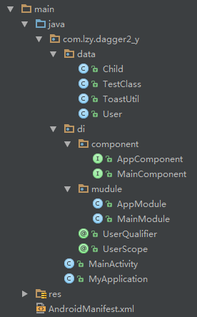 Dagger2的组件依赖及使用详解_daggerappcomponent.builder().appmodule-CSDN博客