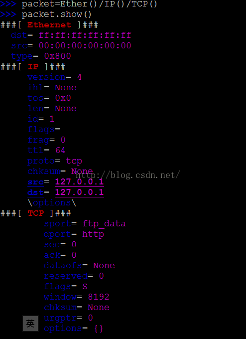 Pythonscapy铸造，发送数据包scapy二层开发 Csdn博客 