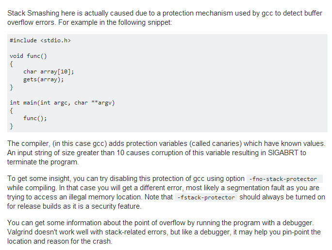 对于stack smashing错误的解释_stack smasing-CSDN博客