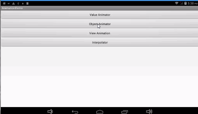Android 动画之属性动画objectanimatorobjectanimatoroffloatt Target Property 