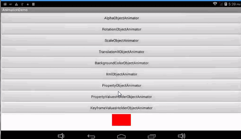 Android 动画之属性动画objectanimatorobjectanimatoroffloatt Target Property 