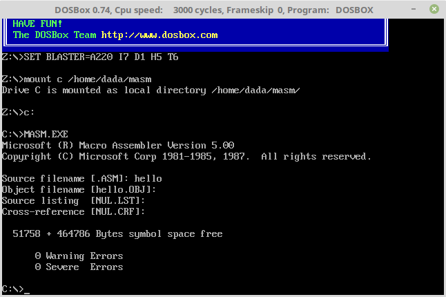 Linux下实现 Masm汇编linux Masm Csdn博客