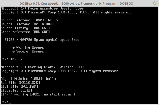 Linux下实现 Masm汇编linux Masm Csdn博客 
