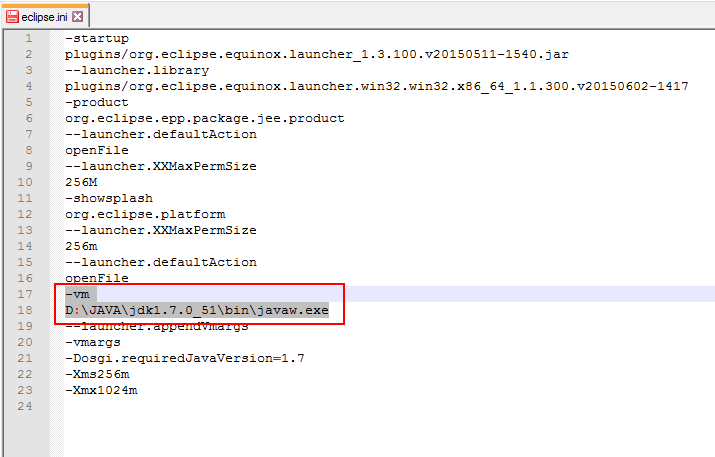 [问题解决] eclipse.ini文件配置启动JDK_调整eclipse.ini 通过vm指向java8-CSDN博客