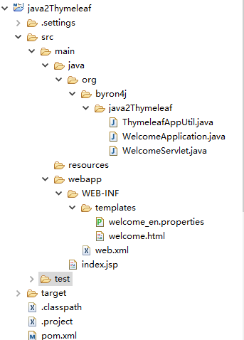 Java集成thymeleaf视图层模板引擎构建web项目实例讲解(附项目源码)_java 使用thymeleaf例子-CSDN博客