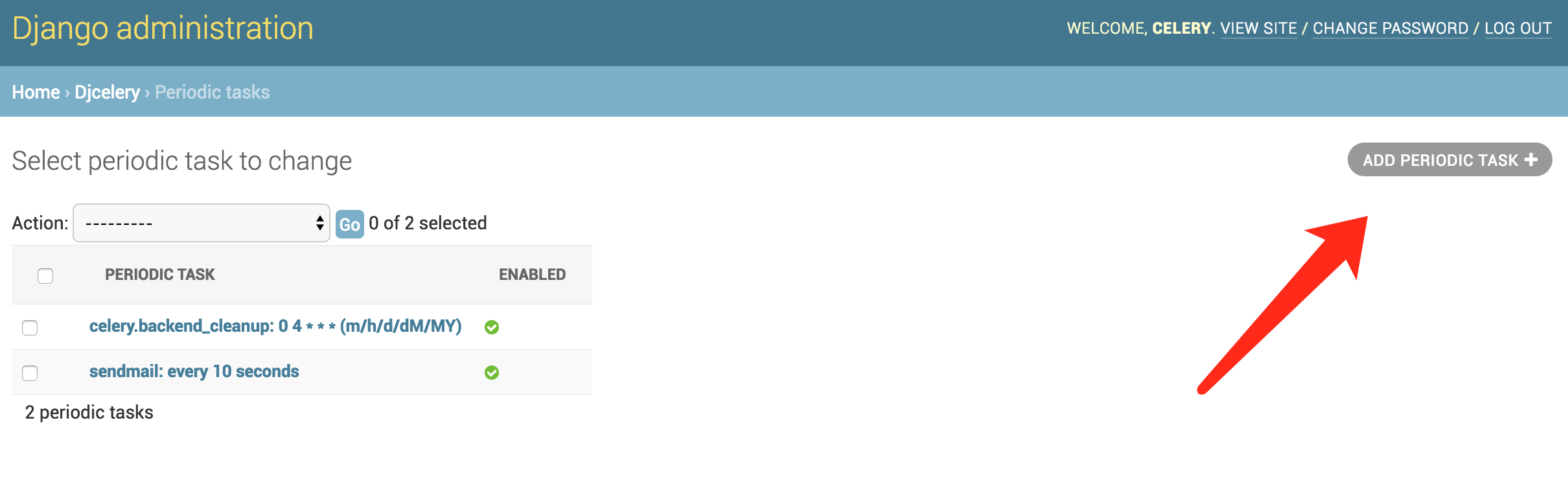 Django Celery简单使用 使用admin新建定时任务dvadmin Celery Csdn博客