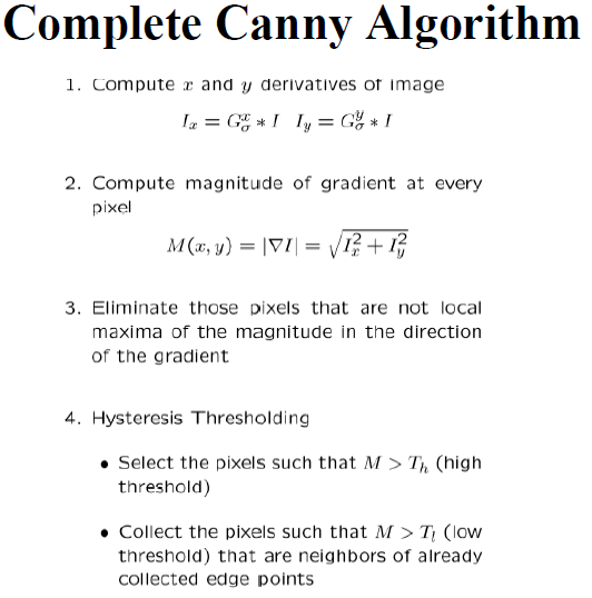 Gradients and Edge Detection + Canny Algorithm_devernay算法-CSDN博客