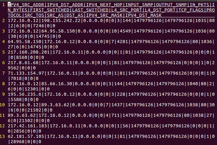 Pcap数据包转换成netflow Csdn博客 2193