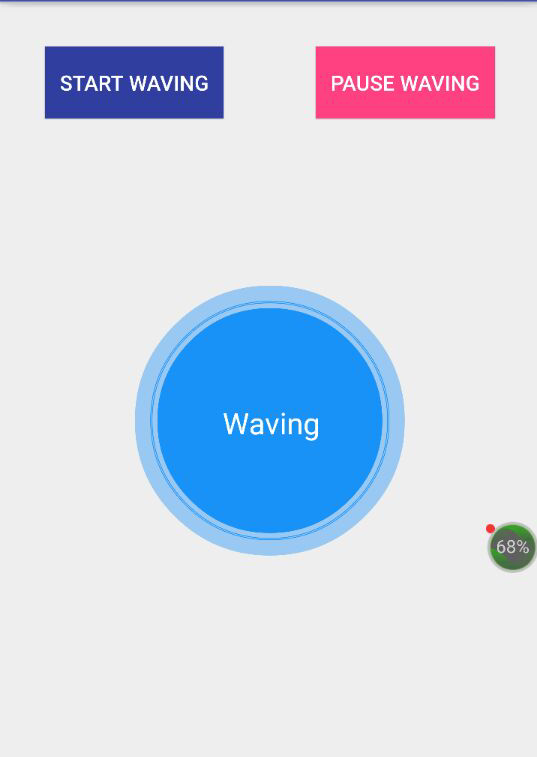 Android自定义view实战（会波动的view）android圆形波动自定义viewgroup Csdn博客