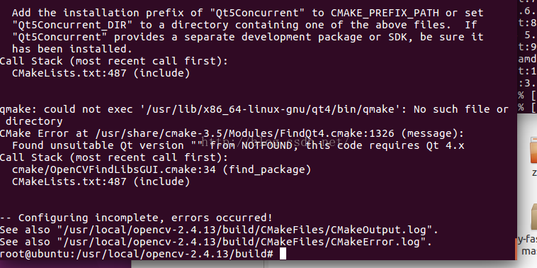 Ubuntu添加qmake 出现错误 Qmake Could Not Exec Usr Lib X86 64 Linux Gnu Qt4