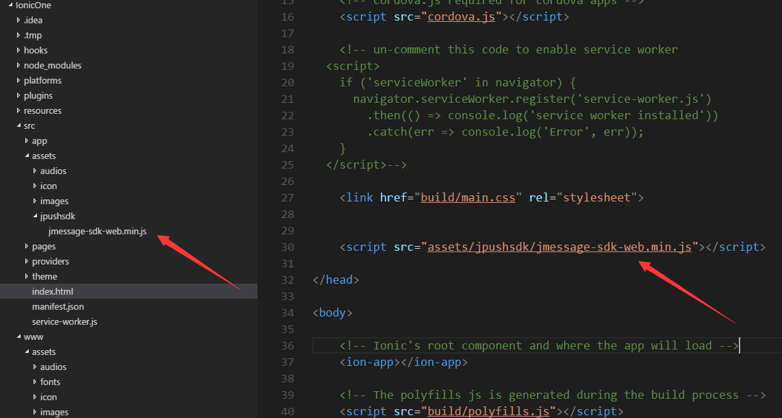 Ionic2 使用JMessage进行即时聊天功能的开发_jmessage 聊天 js demo-CSDN博客
