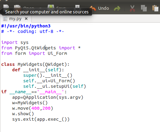 Ubuntulinux Pyqt5 Qtuifile 转换为 Pythonmodule Pyuicpypyuic脚本pyqt5 Ubuntu Ui文件 Csdn博客
