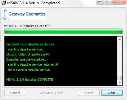 【GIS】（二）——Windows平台MapServer （MS4W）安装-CSDN博客