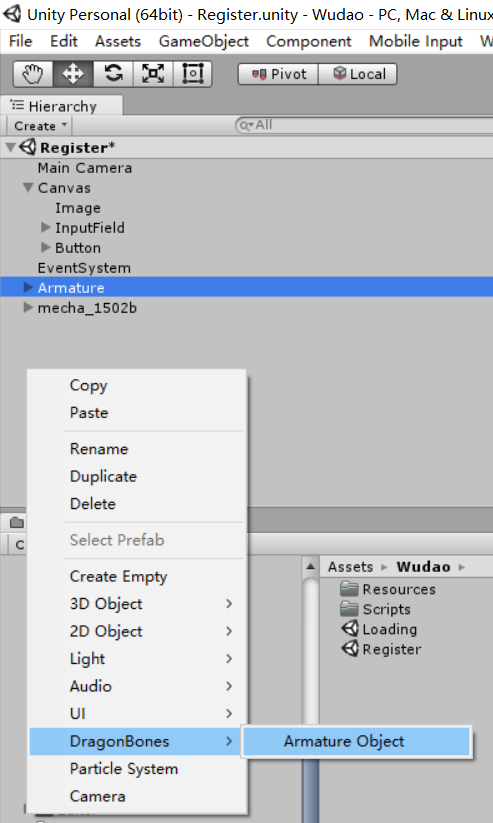 Unity中dragonbones动画不显示的问题_unity导入的龙骨动画渲染不出现-CSDN博客