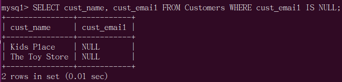 Mysql必知必会 过滤数据（单字段过滤）mysql Session Query Filter 只取部分列 Csdn博客