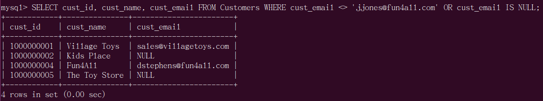 Mysql必知必会 过滤数据（单字段过滤）mysql Session Query Filter 只取部分列 Csdn博客