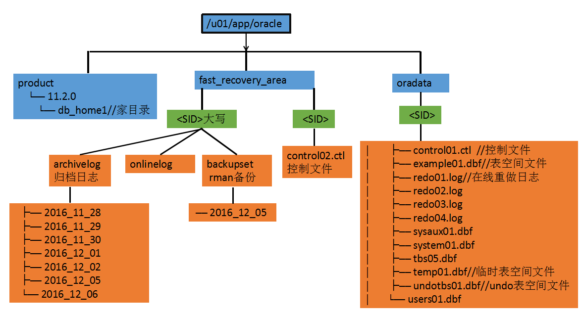 Oracle11g文件目录结构图oracle11g文件结构 Csdn博客 