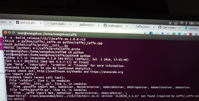 Ubuntu16.04 +cuda8.0+cudnn+opencv+caffe+theano+tensorflow配置明细-CSDN博客
