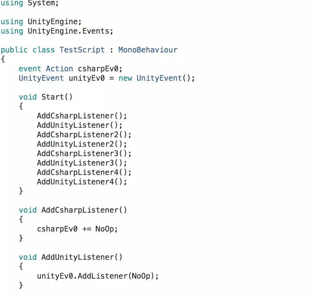 UnityEvent与C#事件系统性能对比_c# unityevent 效率-CSDN博客