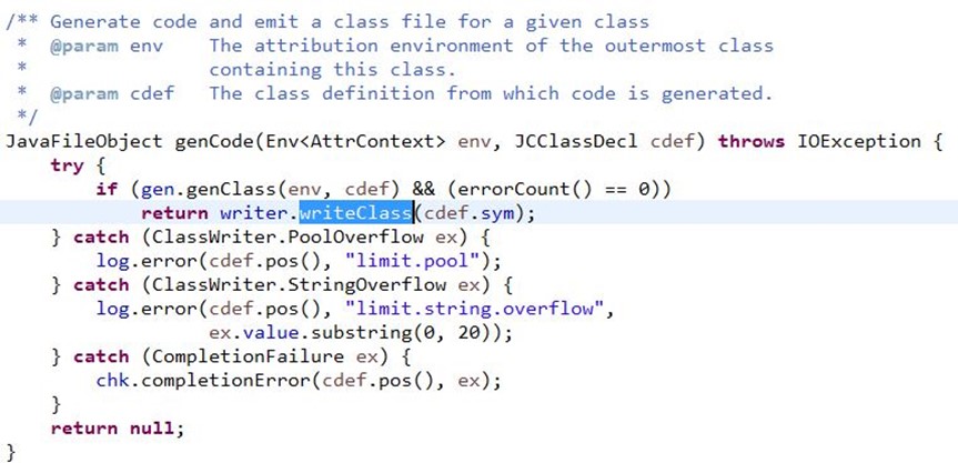 Java编译（二） Java前端编译：java源代码编译成class文件的过程java 编译整个应用class Csdn博客 7034