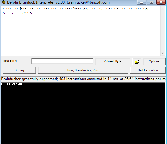 BrainFuck——C实现BrainFuck解释器_brain注释器-CSDN博客