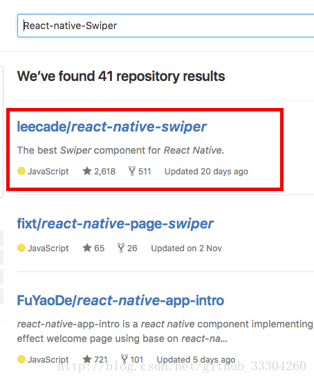 【react Native 安卓开发】 第三方框架的引用之react Native Swiper框架实现欢迎页【第五篇】rn 5943