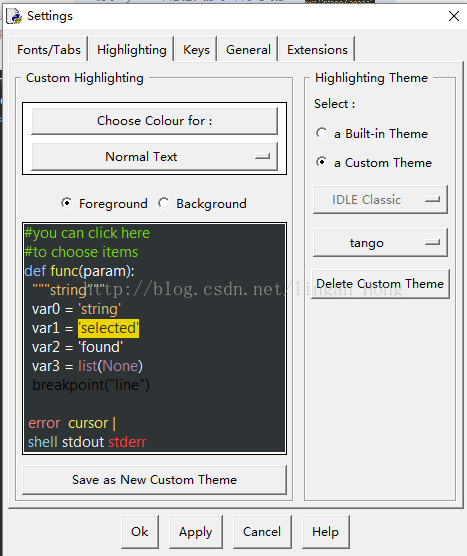 使python Idle也变得高颜值pythonidle漂亮 Csdn博客 