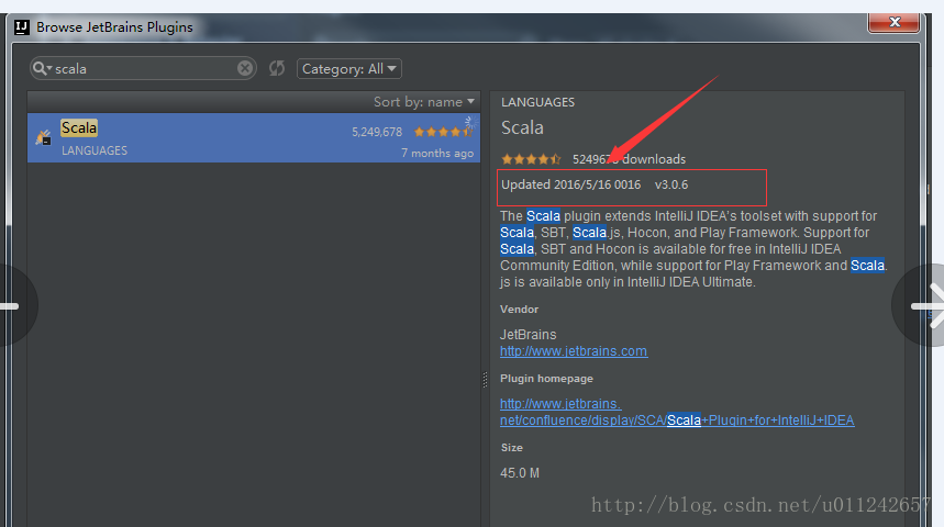 Intellij Idea 安装scala 报 ‘plugin Scala Is Incompatible‘ 解决方案 Csdn博客