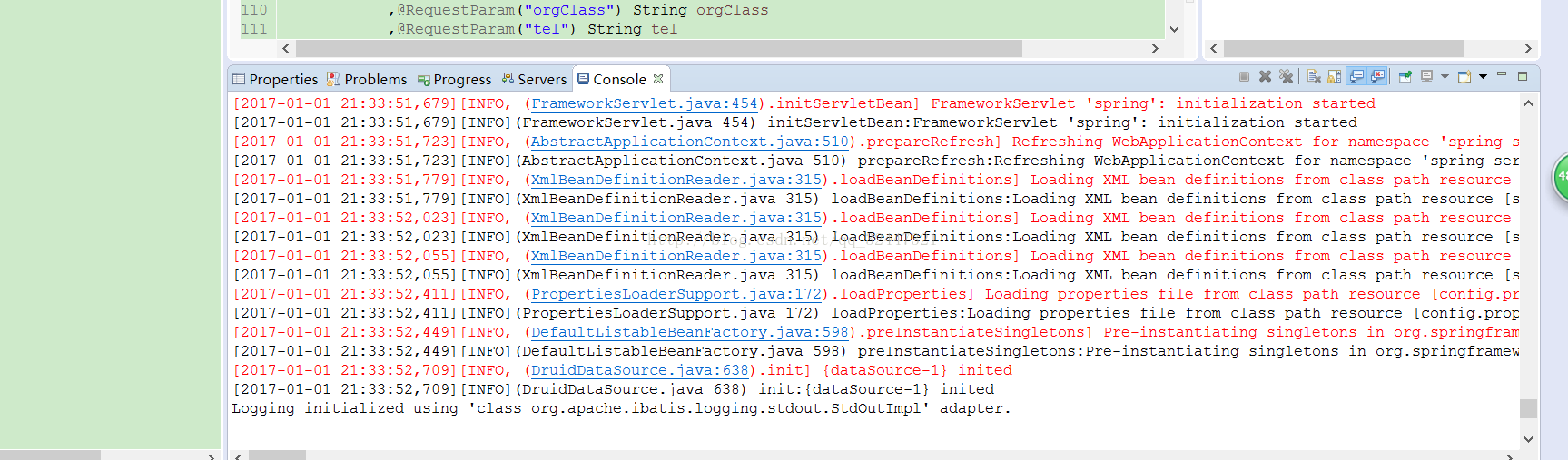 Logging Initialized Using Class Org Apache Ibatis Logging Stdout Stdoutimpl Adapter Csdn博客