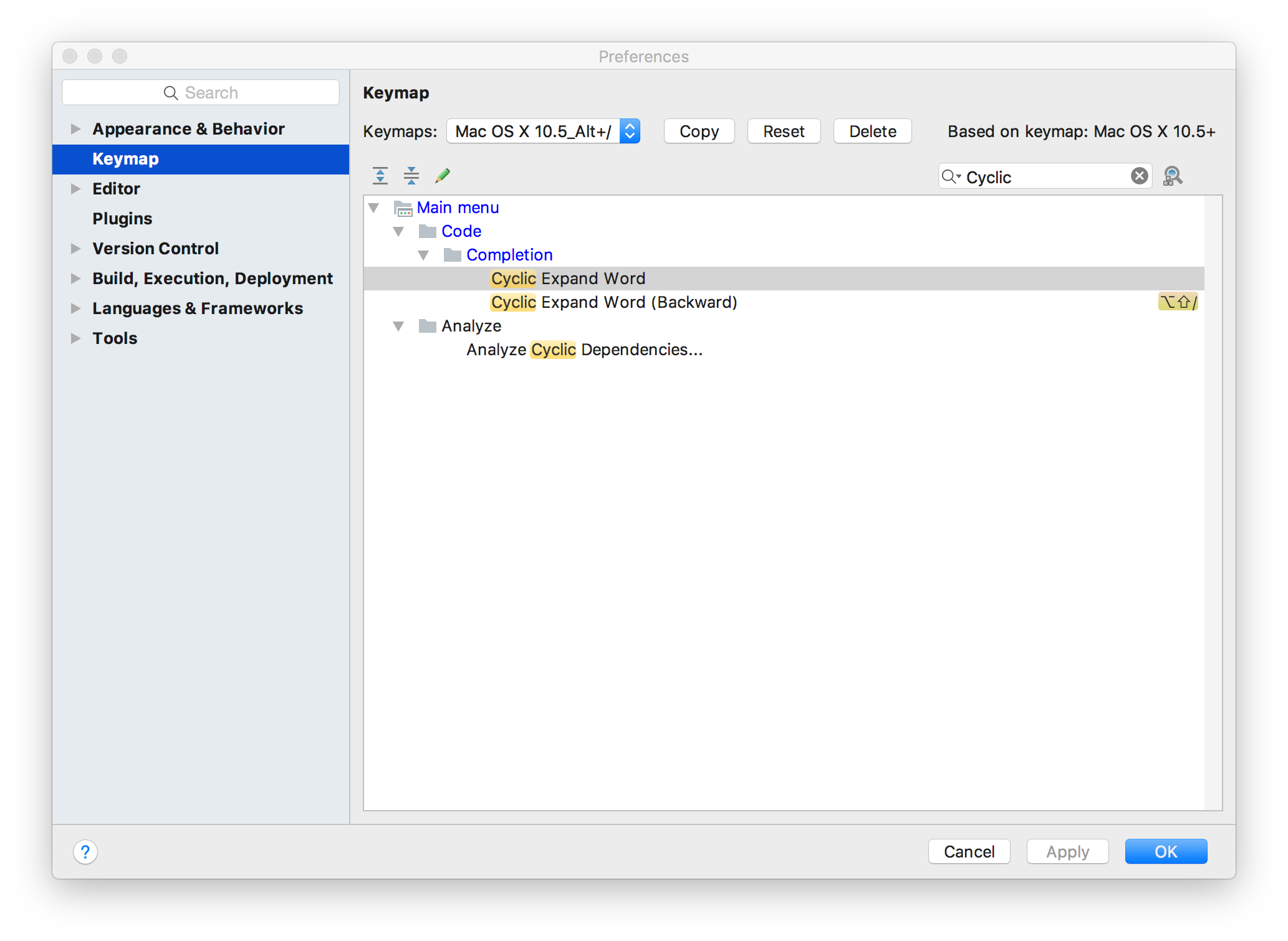 Intellij Idea For Mac 设置代码提示（alt）或自动补全的快捷键 （idea提示，格式化代码，清除不使用的包快捷键，maven自动导jar包） 编程库