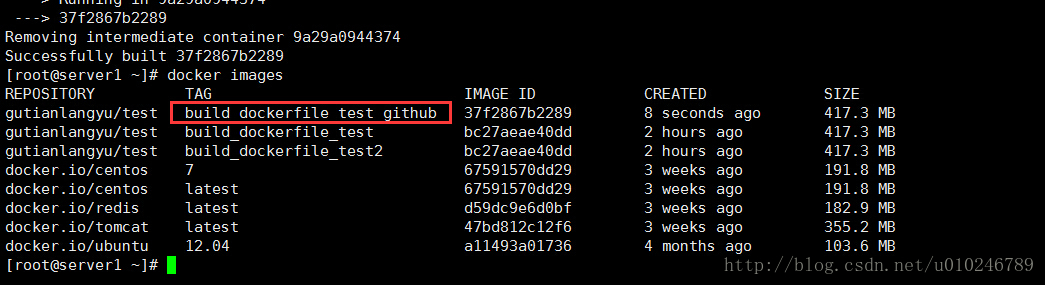 Docker实践 六 ：创建本地镜像 Commit、dockerfile Docker Commit Tar Csdn博客