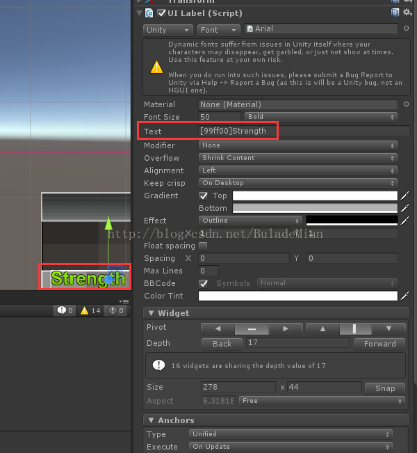 【unityandngui】label的颜色动态改变以及渐变颜色ngui的label字体颜色代码控制 Csdn博客 