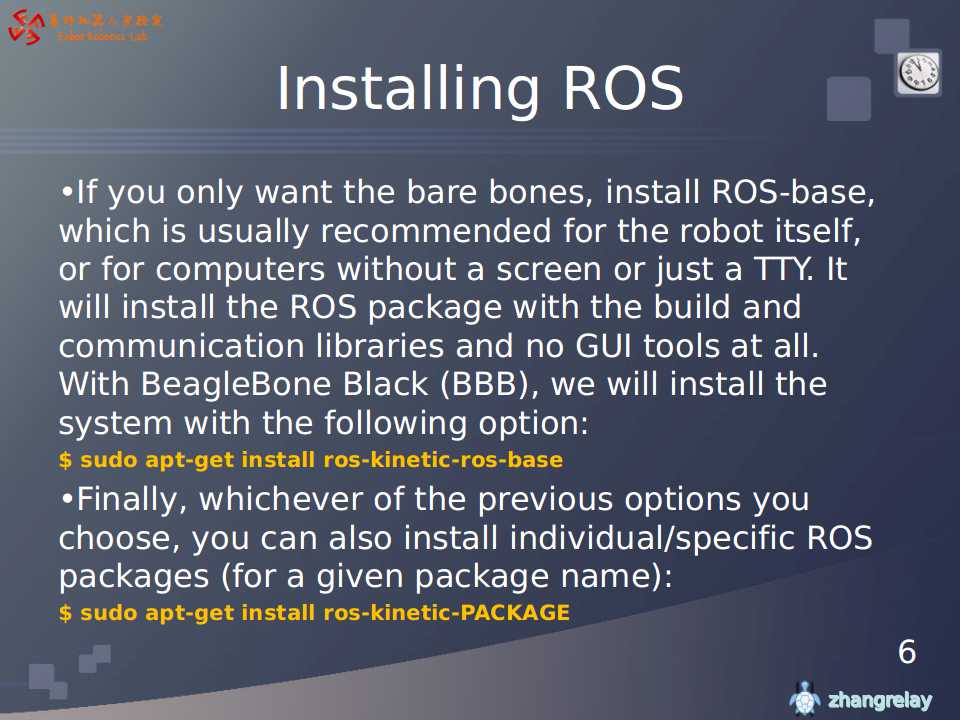 （一）ROS系统入门 Getting Started with ROS 以Kinetic为主更新 附课件PPT_ros操作系统 ppt-CSDN博客
