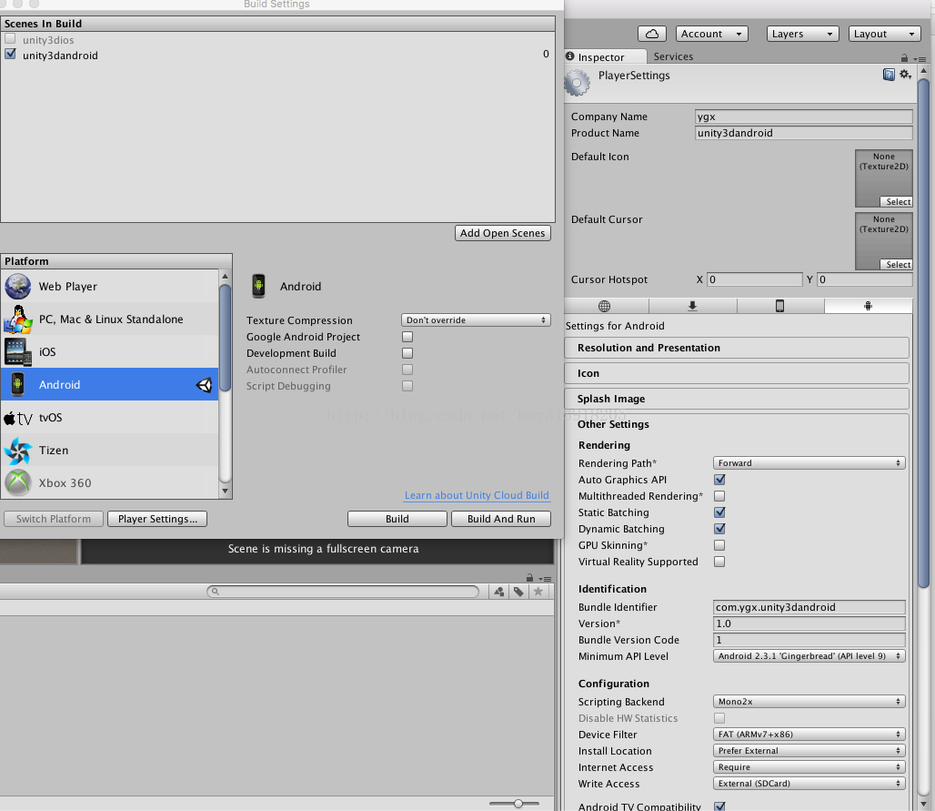 Unity编译android工程时链接不上服务器，可能是因为unity没有开通网络权限 Unity如何请求网络访问权限 Csdn博客