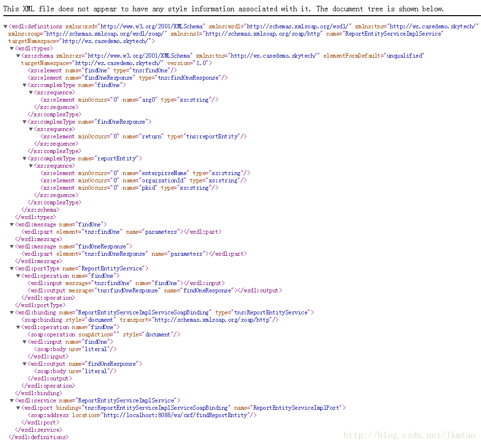 使用cxf在springmvc环境搭建webservice示例 服务端dehauswoodstox Csdn博客 7181