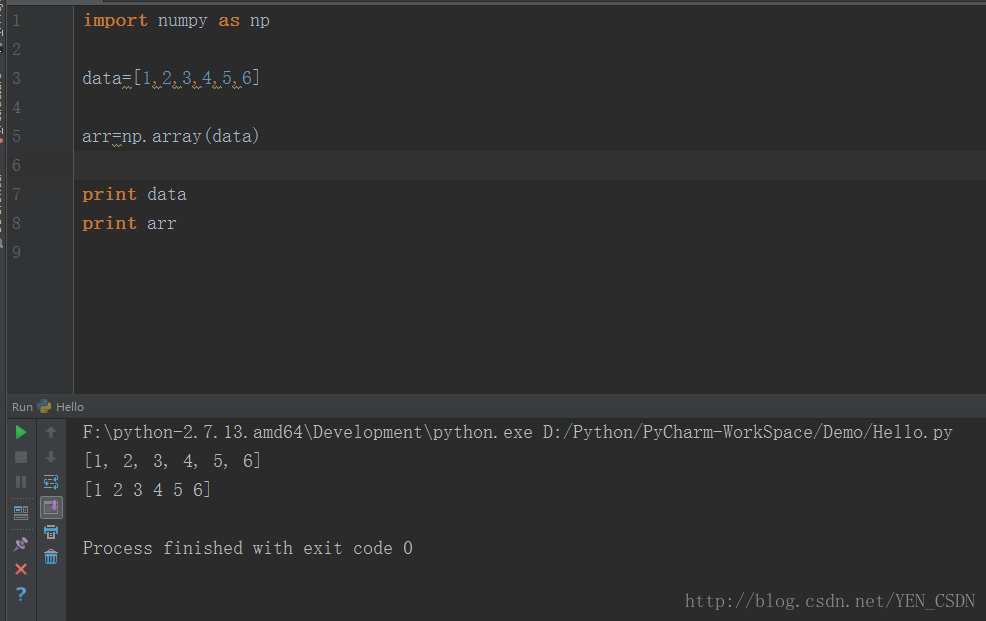 Numpy的ndarray——多维数组对象ndarray 建立多维数组 Csdn博客 4935
