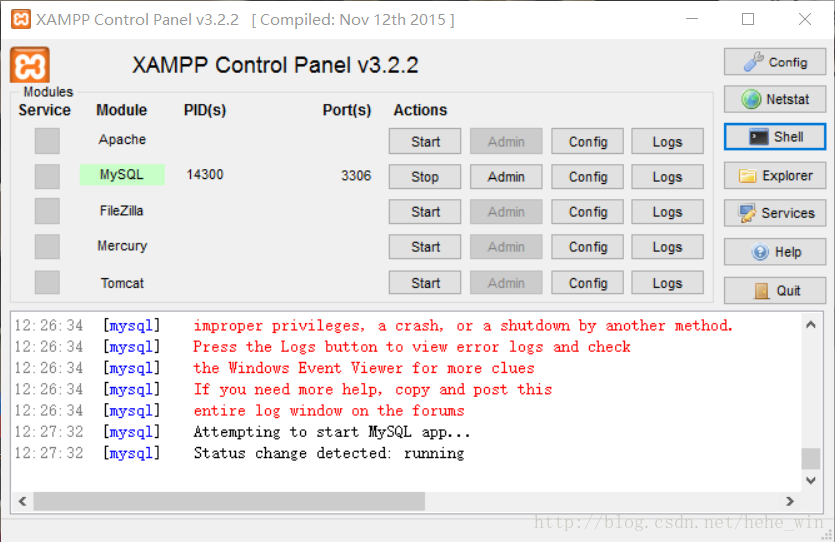 Xampp下使用mysql教程xqtmyp Csdn博客 