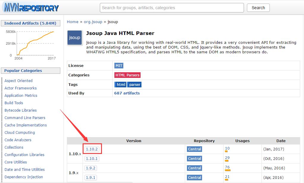 使用maven构建项目环境，利用jsoup实现数据抓取（上）maven Jsoup Csdn博客
