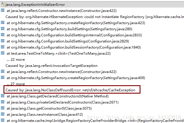 Hibernate框架使用中出现could Not Instantiate Regionfactory 异常的解决方法 Hibernate Could Not Instantiate Csdn博客