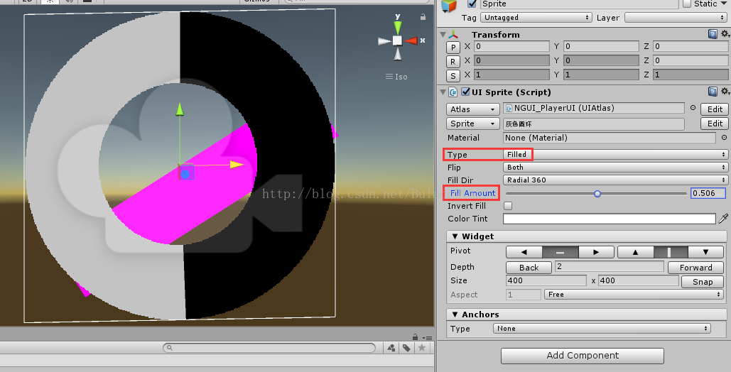【unityandngui】圆环血条制作and以及多层圆环血条的实现环形血条bulademian的博客 Csdn博客 