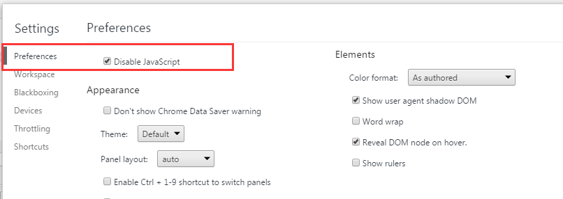 开发工具 Chrome浏览器控制台拦截javascript已拦截此网页上的javascript Csdn博客 