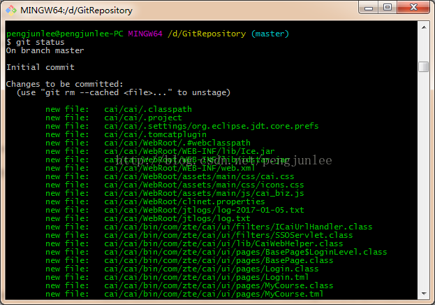 Windows下使用git管理本地代码 Window 使用git 管理本地代码 Csdn Csdn博客