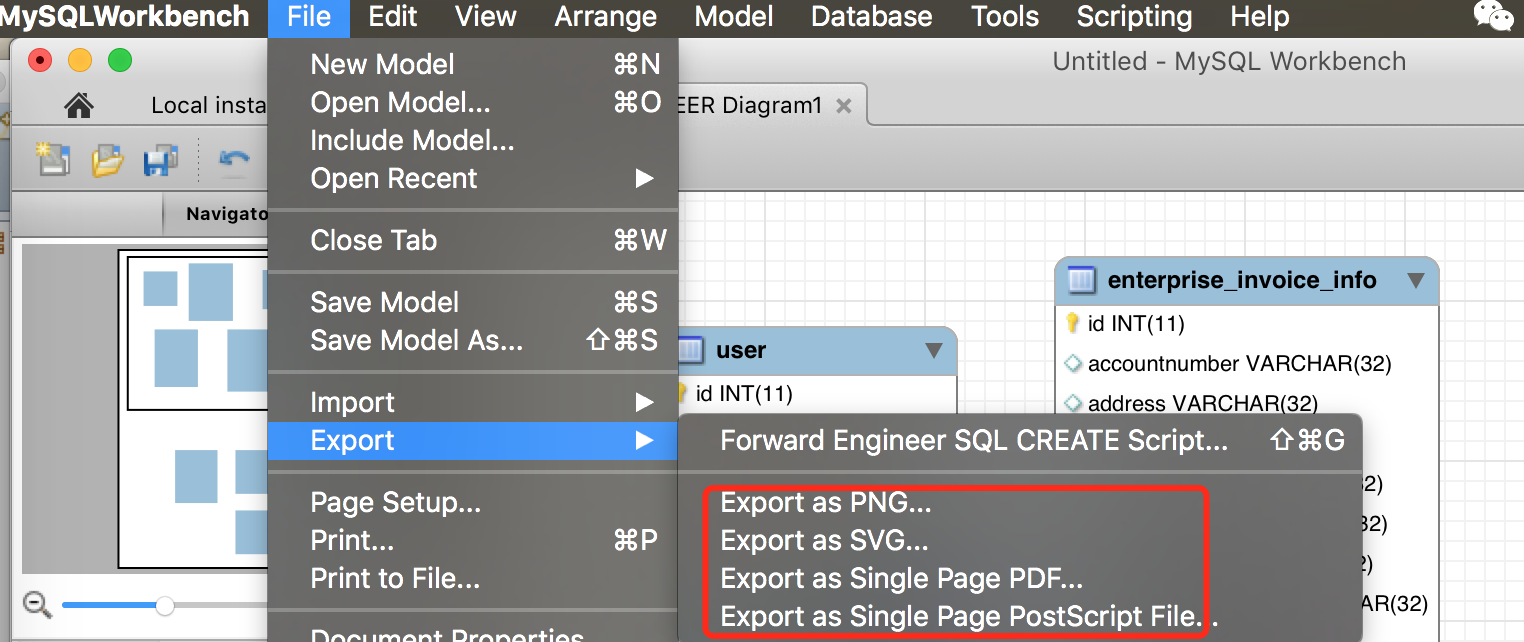 使用mysqlworkbench查看导出数据库er图mysql Workbench怎么查看对象er图 Csdn博客 