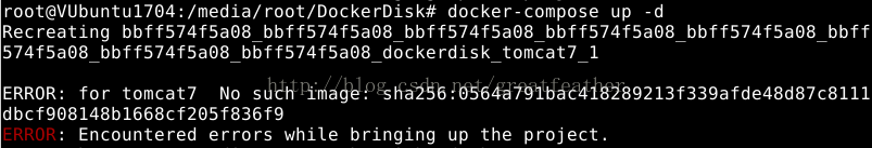 运行docker Compose Up D提示no Such Image错误docker Compose Up D执行失败 Csdn博客eoi 0720