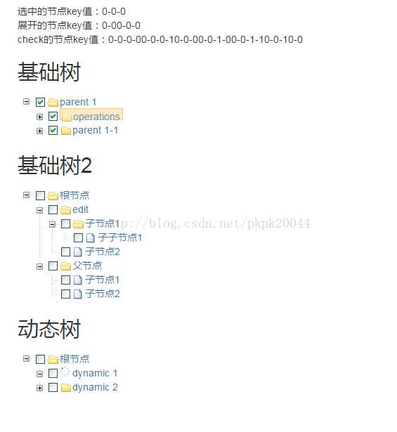 React树控件rc Tree使用简介 Csdn博客