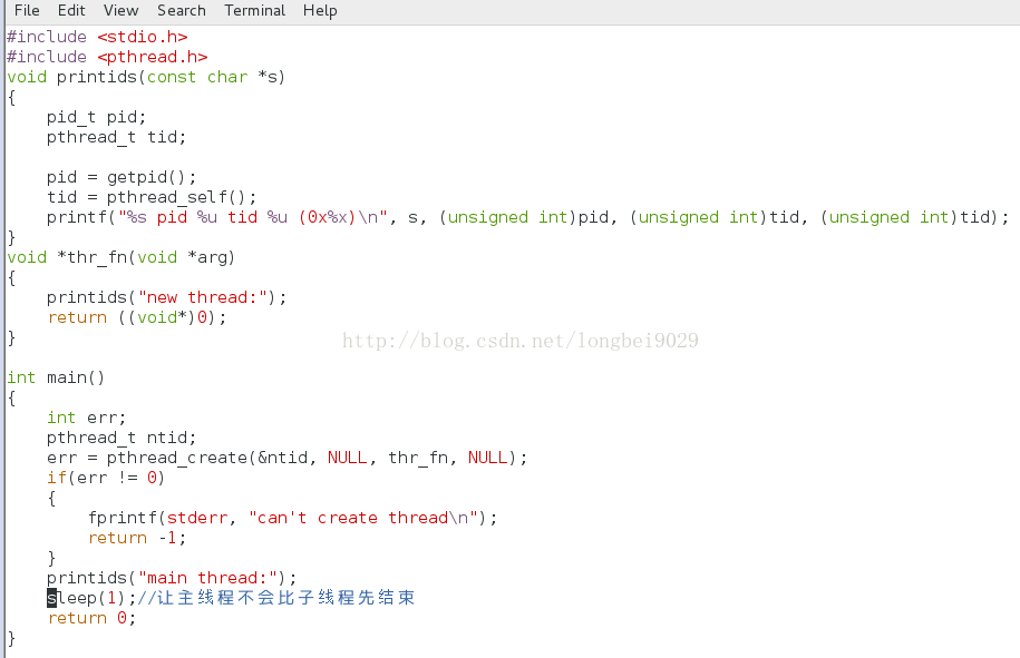 笔记九：线程间的通信 Pthread Create 和pthread Self Pthread 通讯 Csdn博客