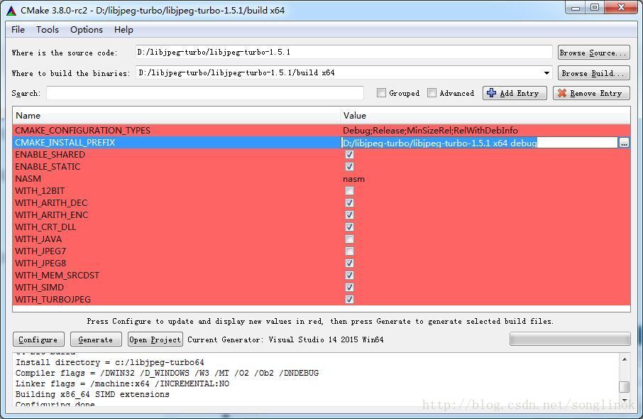 Libjpeg Turbo我的cmake编译过程libjpeg Turbo编译 Csdn博客 